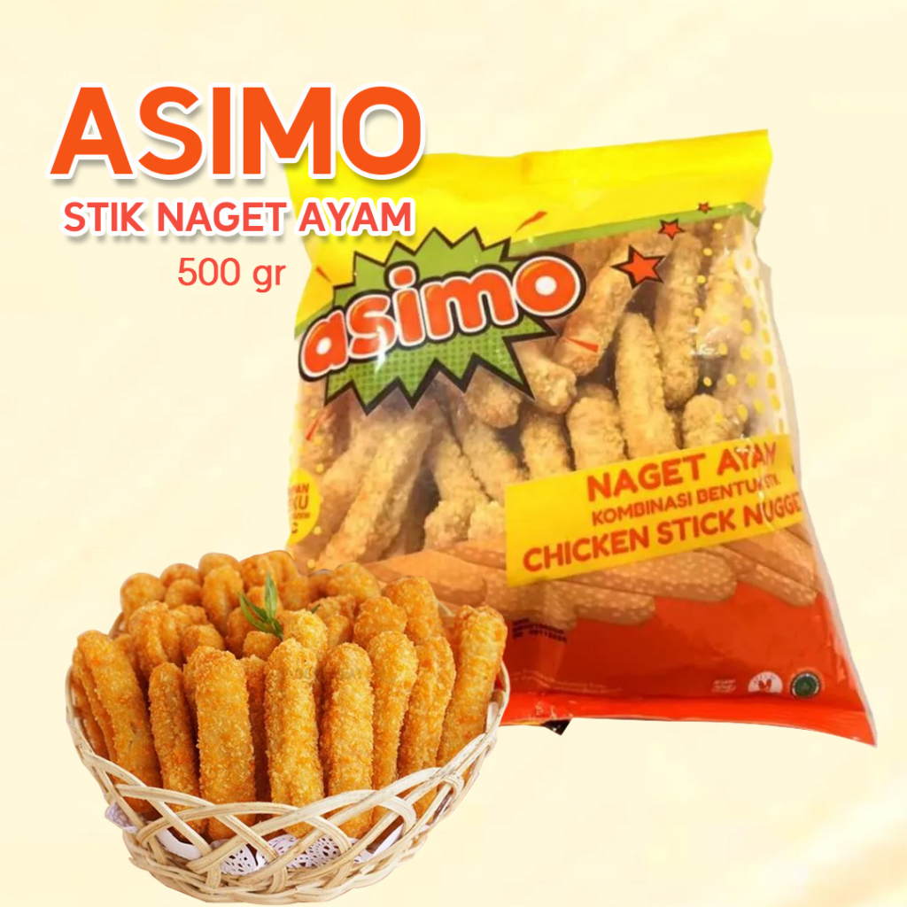 Jual Asimo Nuget Ayam Stik Isi 250g | Nuget Ayam Stik Isi 500g | Shopee ...