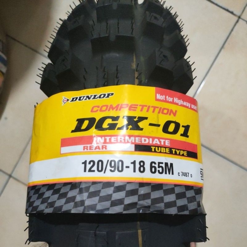 Jual ban cross/trail velg ring 18 uk 120/90x18 Dunlop dgx 01 crf 250 ...