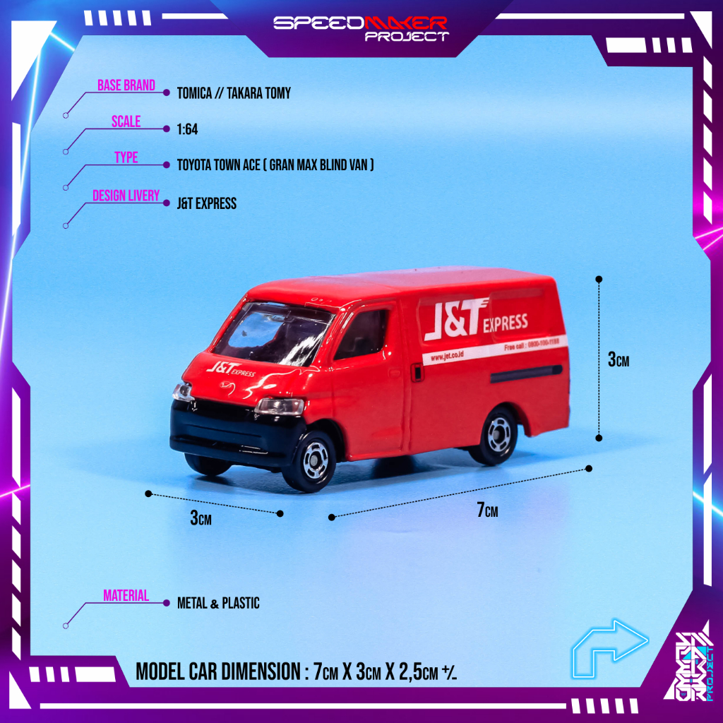 Jual Tomica Custom Toyota Town Ace Gran Max Blind Van J&T Express ...