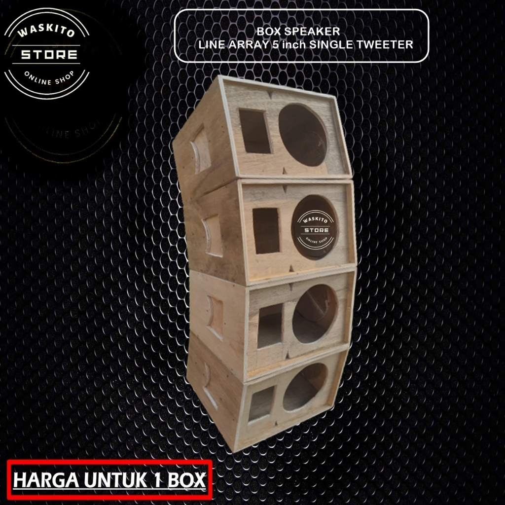 Jual Box Speaker Line Array 5 Inch Single Tweeter Kotak Type Audax ax65 ...