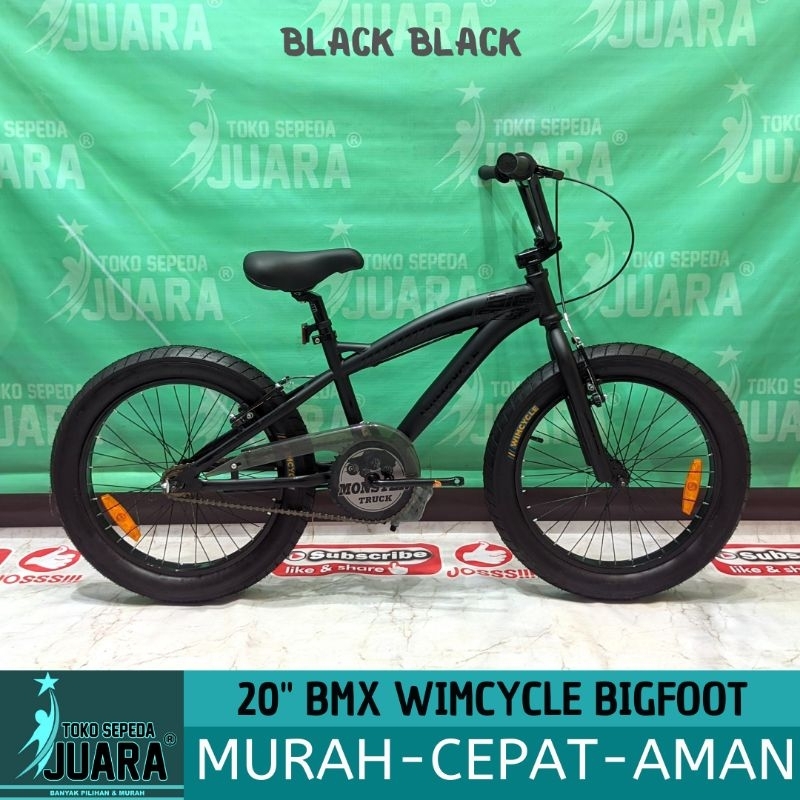 Jual SEPEDA ANAK WIMCYCLE BIGFOOT BMX 20 INCH | Shopee Indonesia