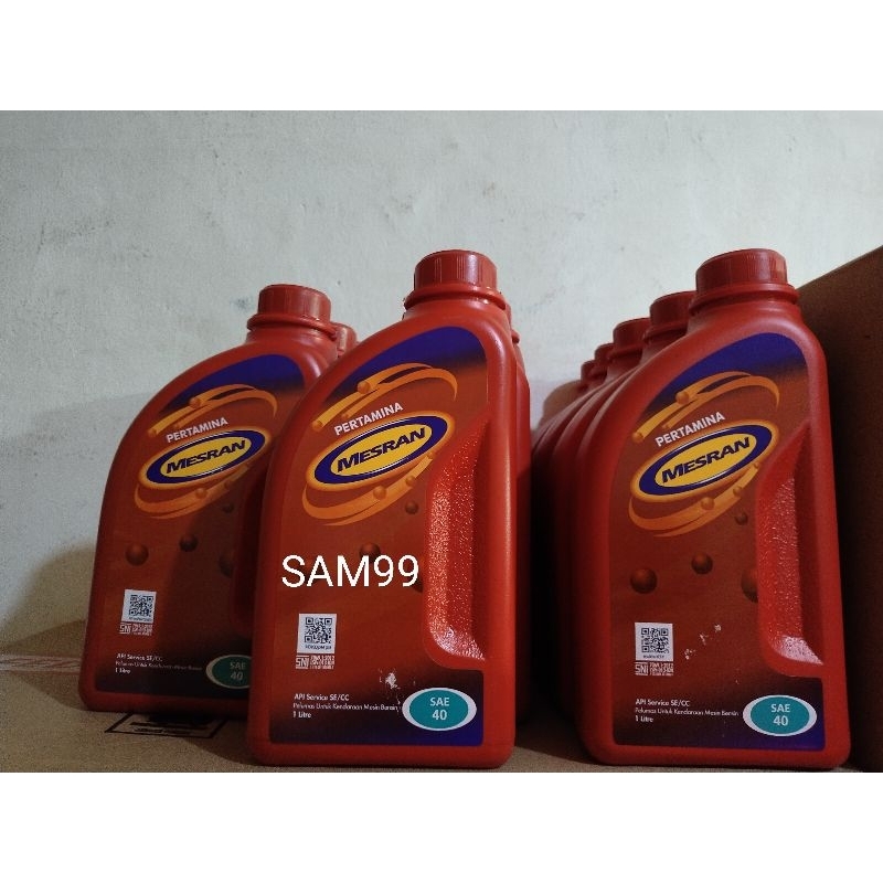 Jual OLi PERTAMINA MESRAN 40.. 1L | Shopee Indonesia