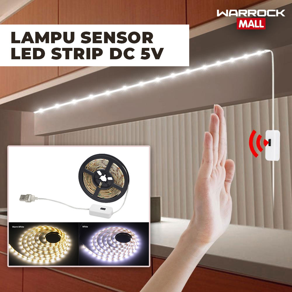 Jual Lampu LED Strip USB DC 5V Hand Sensor Tangan Tanpa Sentuh untuk ...