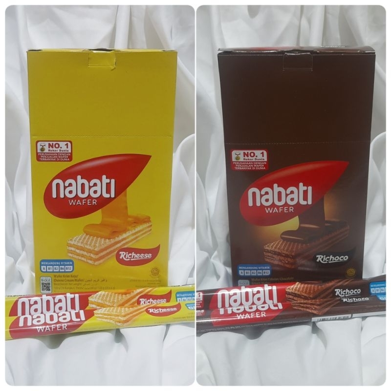Jual wafer nabati 500an kemasan box isi 20 x 6 gr richeese richoco ...