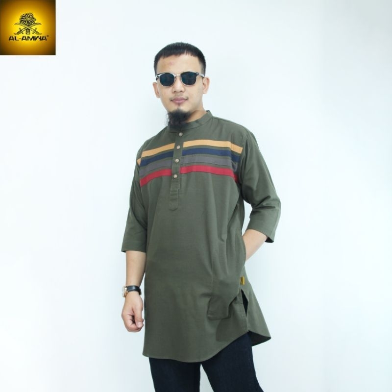 Jual Baju Koko jumbo kurta jumbo Al amwa - busana muslim | Shopee Indonesia