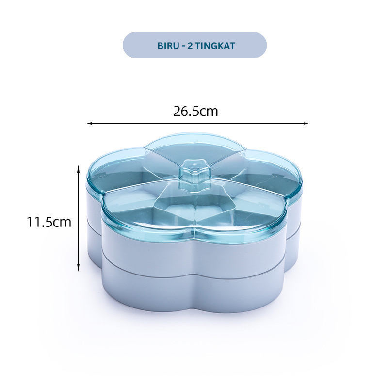 Jual Muzy Snack Tray Snack Bowl Tempat Saji Snack Cemilan Kotak Makanan ...