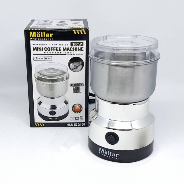 Jual Mesin Gilingan Kopi Mini Listrik Mollar MLR-ECG100 Mini Coffee ...
