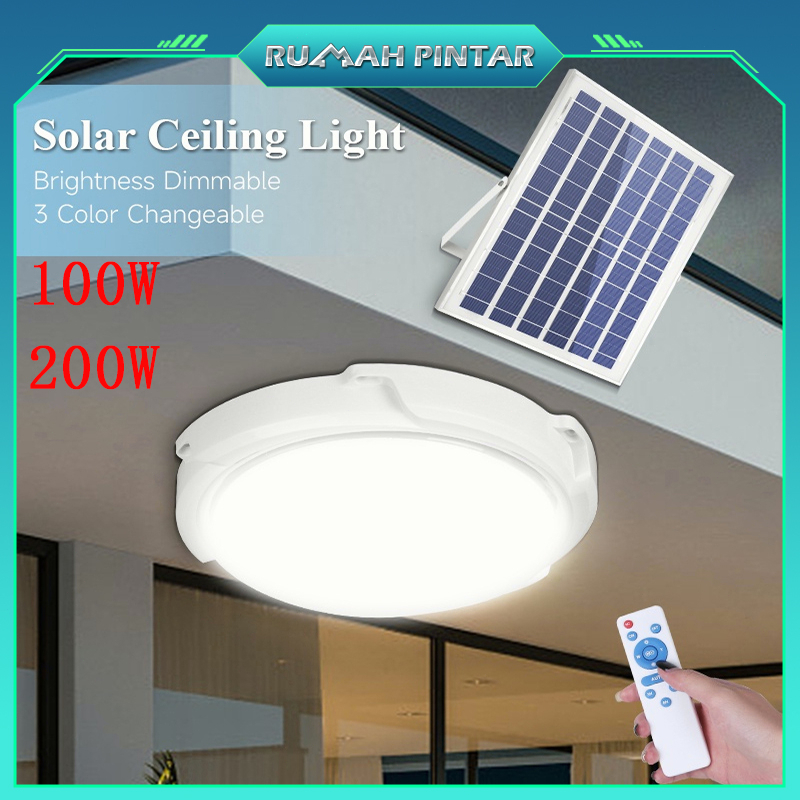 Jual Solar Light Lampu Panel Surya tenaga 200Watts Led Outdoor Flood ...