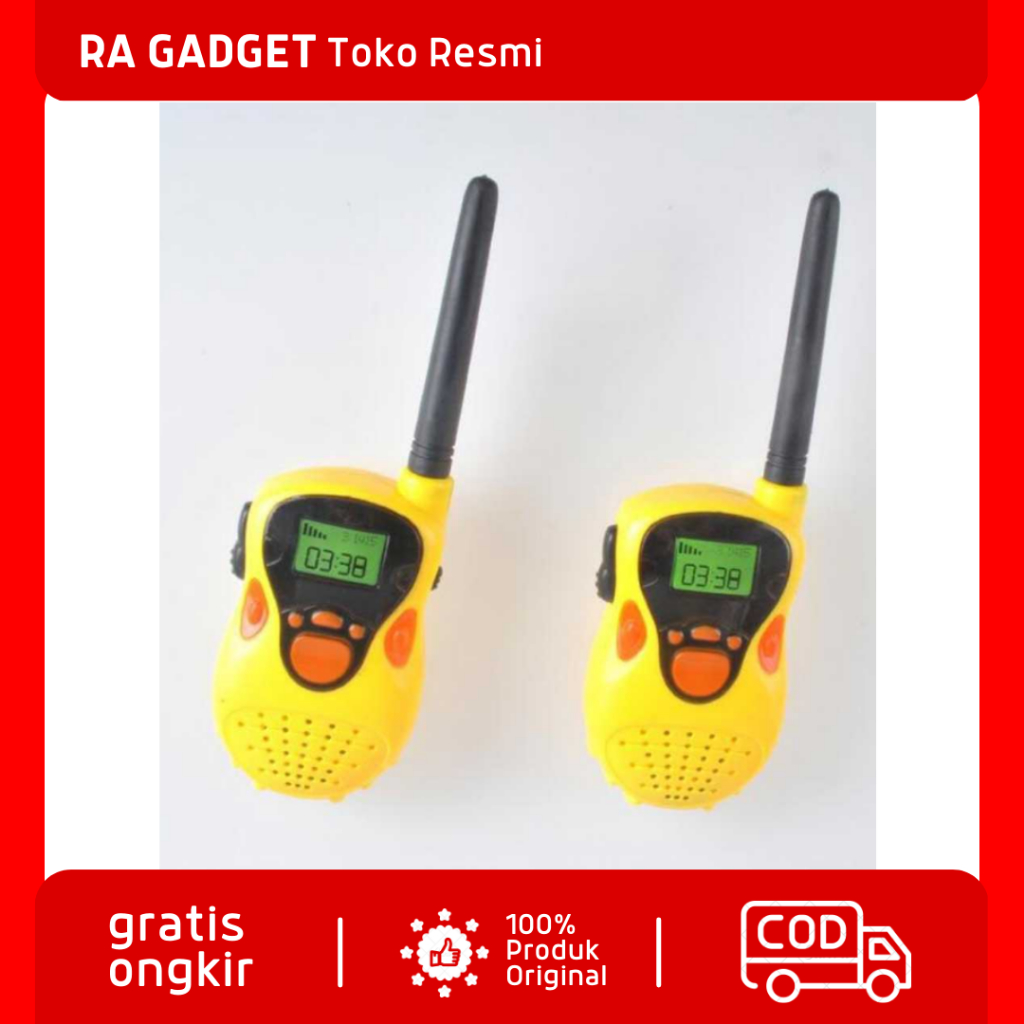 Jual Kids Toys Mini Walkie Talkie Anak jarak jauh 1 Pasang / Ht Handy ...