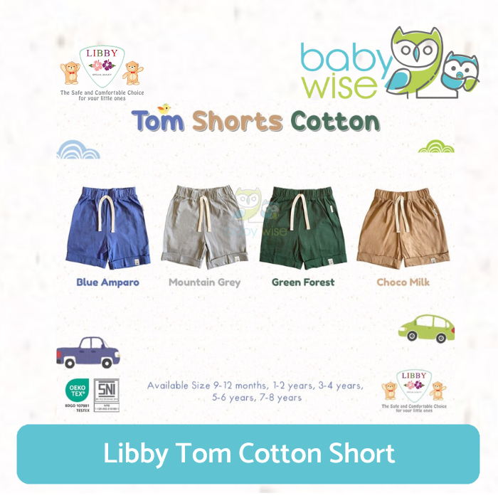 Jual Libby Tom Cotton Short - Celana Pendek Anak | Shopee Indonesia