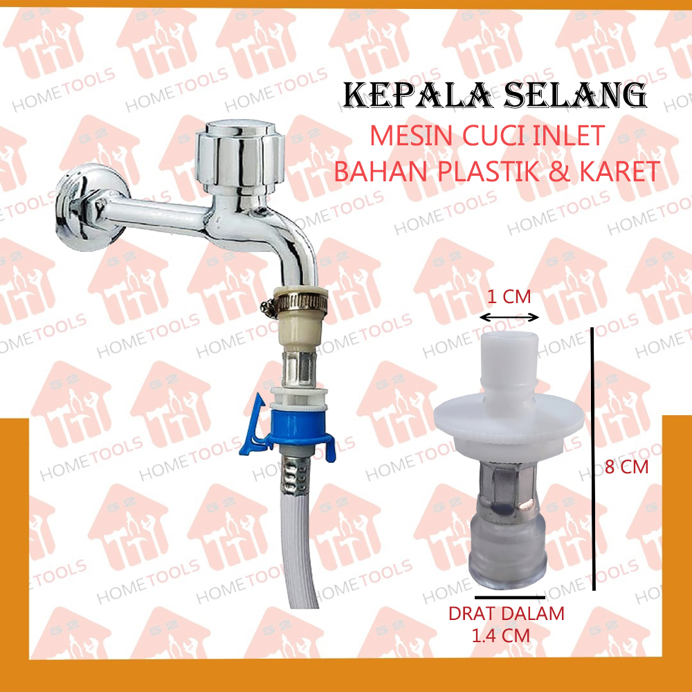 Jual Sambungan Kran Selang Mesin Cuci Konektor Kepala Keran Selang ...