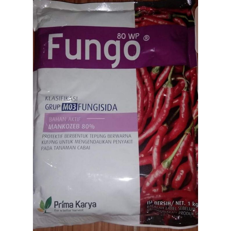 Jual Fungisida FUNGO 80 WP kemasan 1 kg | Shopee Indonesia
