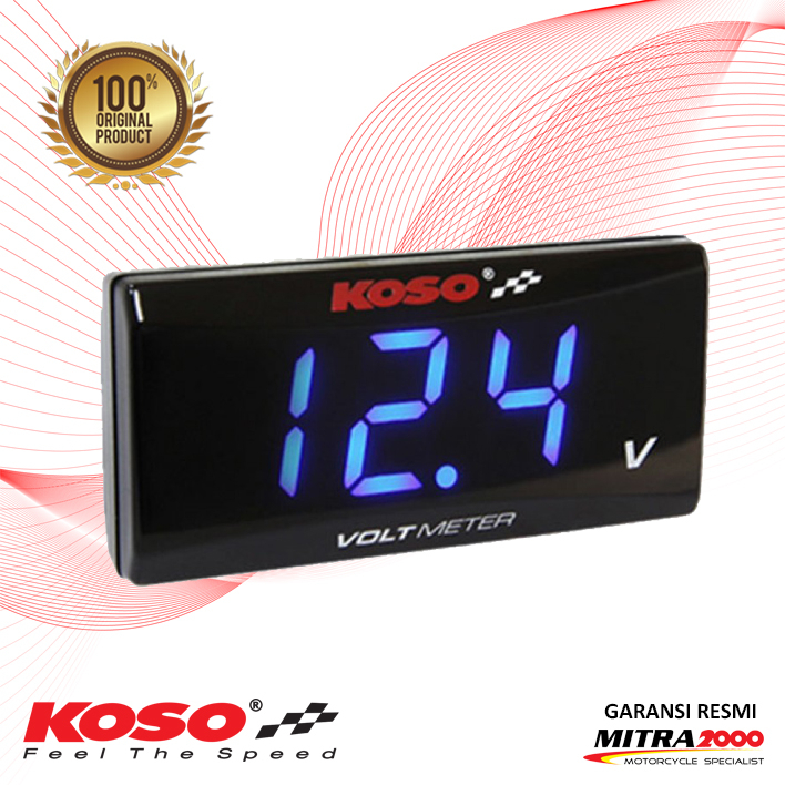 Jual Koso Voltmeter (Super Slim & i-Gear) | Shopee Indonesia
