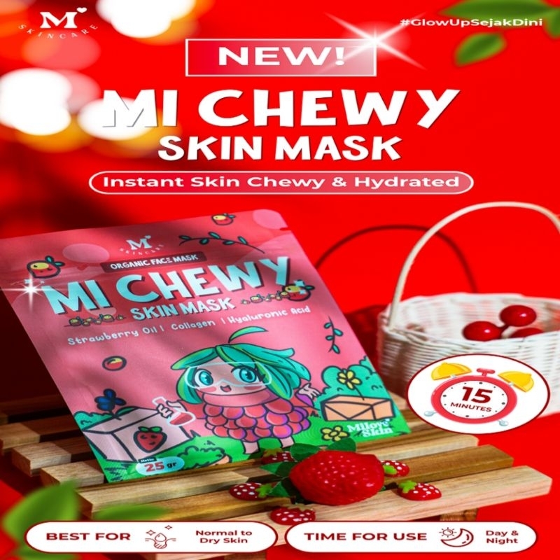 Jual Milove Skin Masker Wajah Organik ( Mi Chewy Skin Mask) | Shopee Indonesia