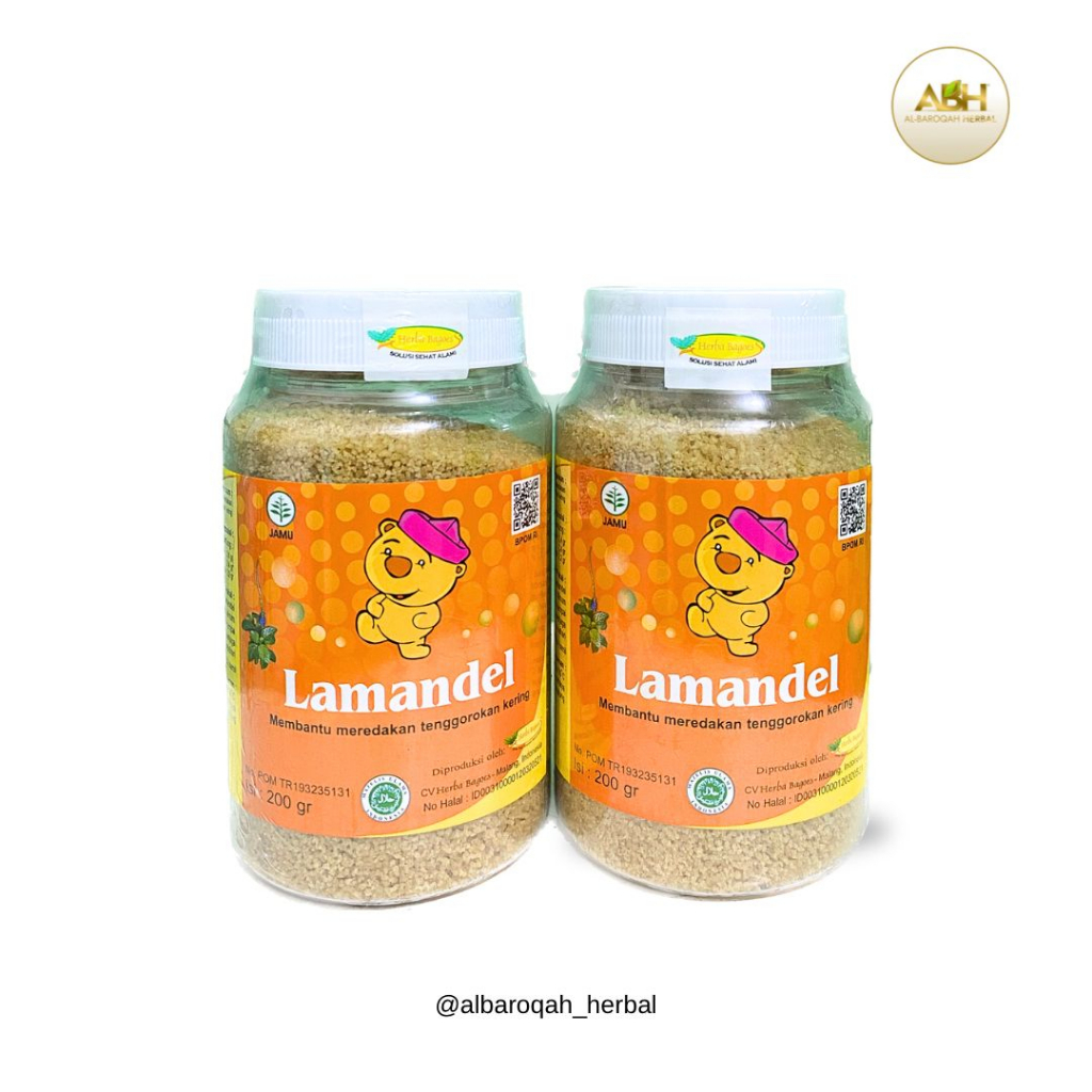 Jual LAMANDEL MEMBANTU MEREDAKAN TENGGOROKAN KERING (200GR) | Shopee ...