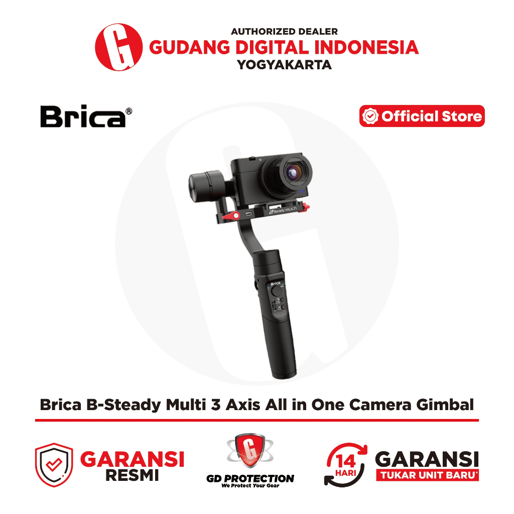 Jual Brica B Steady Multi 3-Axis All in one Kamera Gimbal - Compact ...