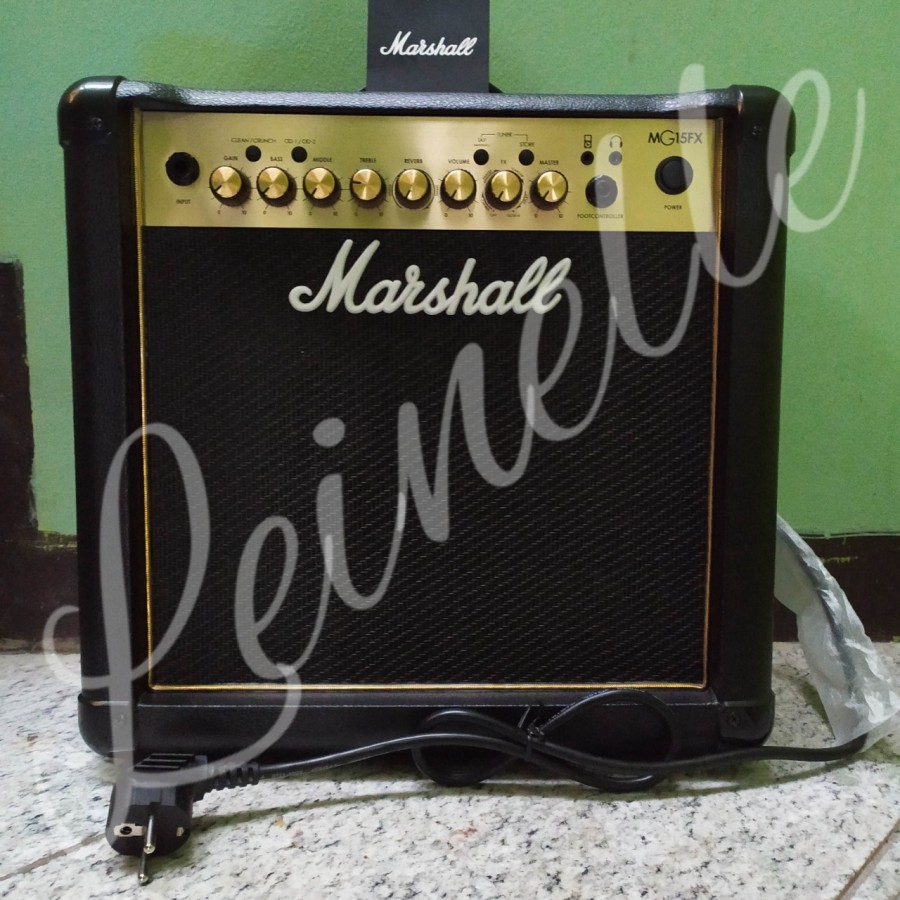 Jual Guitar Amplifier Marshall MG15FX Gold Amply Ampli Gitar MG15GFX ...