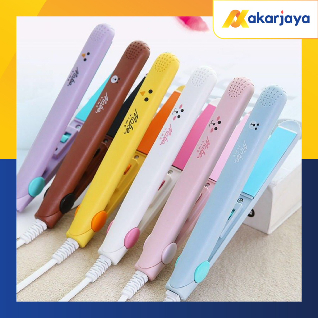 Jual Alat Catok Mini Karakter 2 in 1 Catok Curly Kemier Travel Size ...