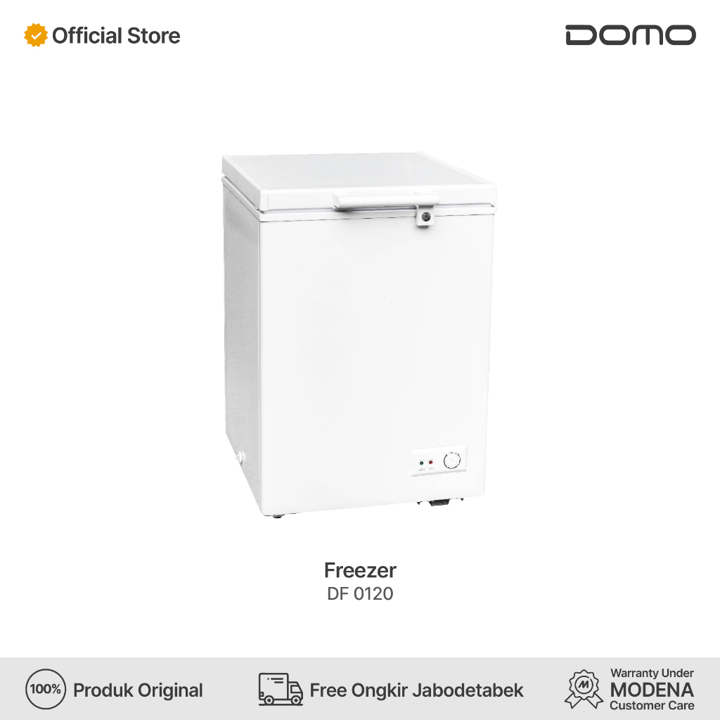 Jual DOMO Chest Freezer - DF 0120 (116 Liter) | Shopee Indonesia