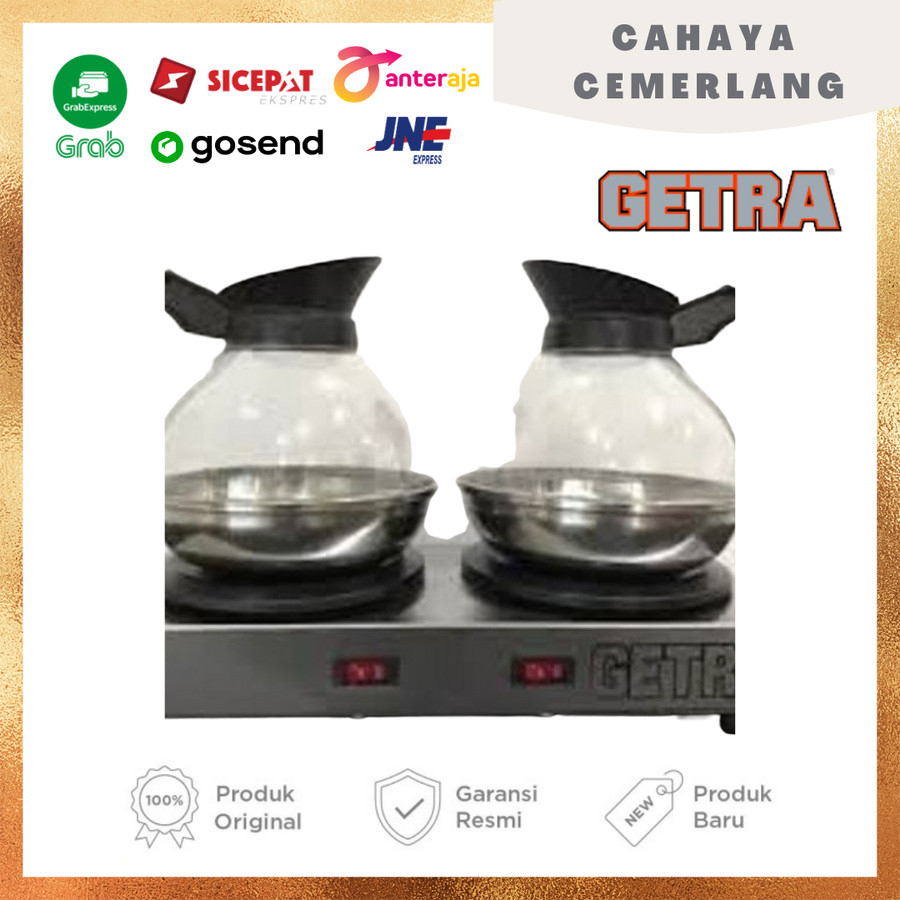 Jual GETRA COFFEE/TEA WARMER (MESIN PENGHANGATKOPI/TEH) include 2 teko ...