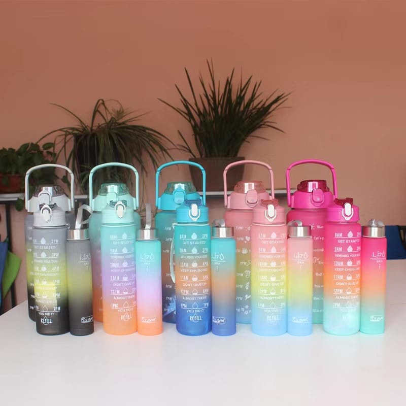 Jual Botol Minum Gradasi Viral Botol Beranak 3 in 1 Botol Dove ...