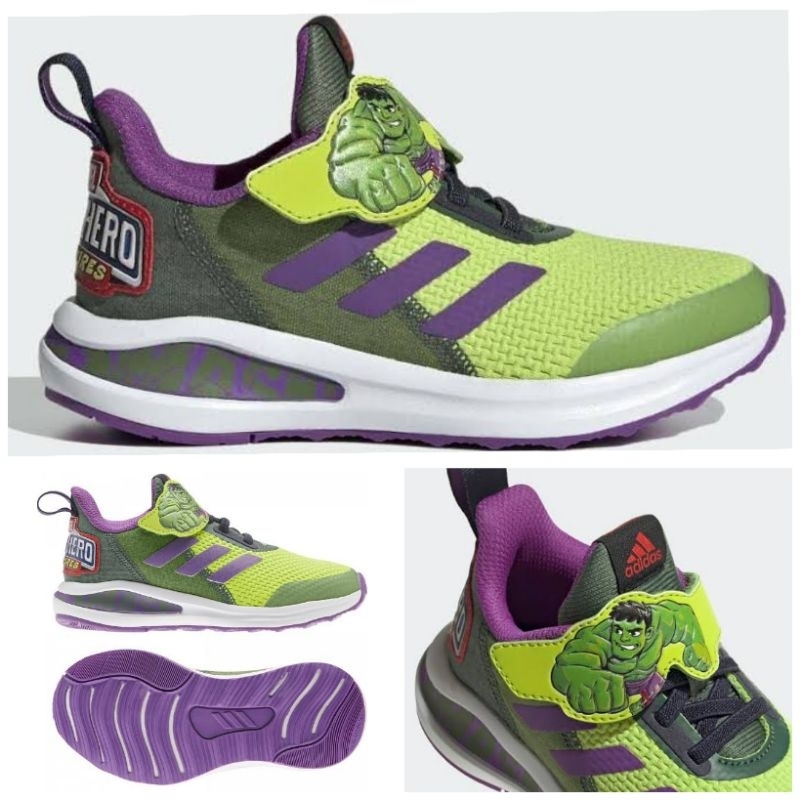 Jual Adidas Marvel Fortarun Superhero Hulk Shoes ORI STORE 100% ...