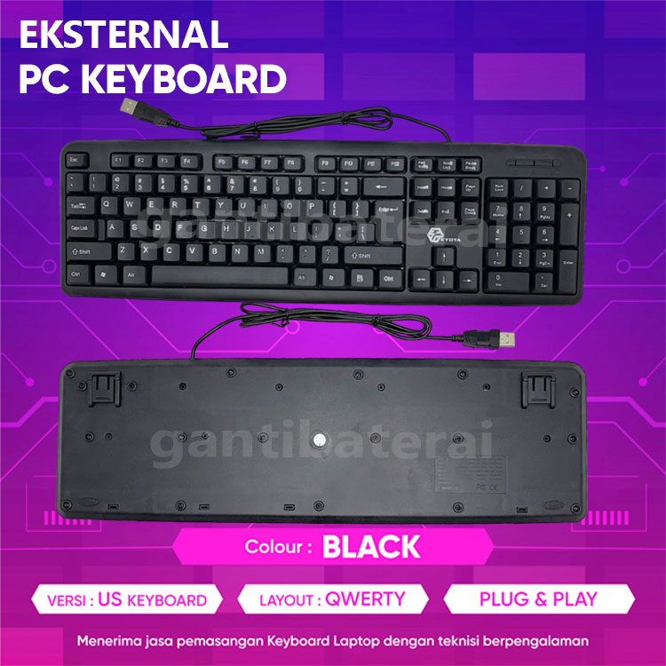Jual KEYBOARD EYOTA K11 USB STANDARD WATERPROOF GARANSI RESMI | Shopee ...