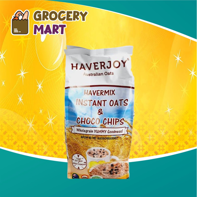 Jual Haverjoy Havermout Instant & Choco Chips 1KG / Havermix Oats ...