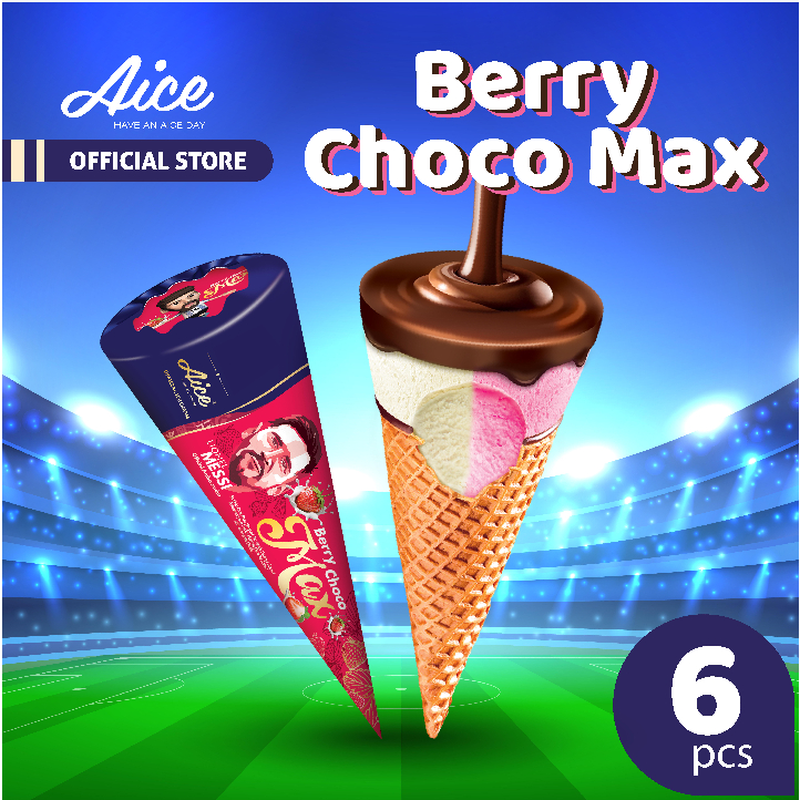 Jual Aice Ice Cream Berry Choco Max isi 6pcs Es Krim | Shopee Indonesia