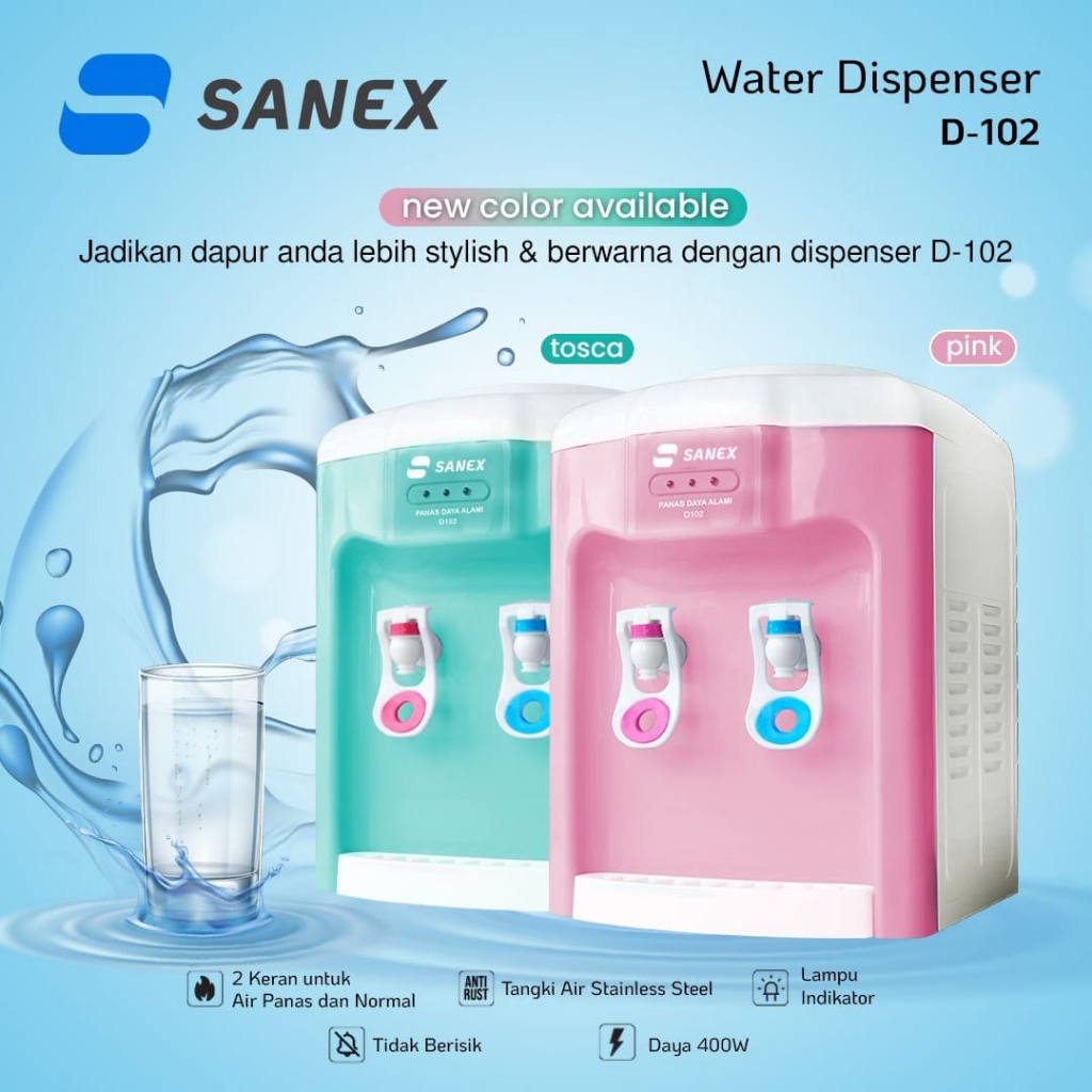 Jual Sanex Dispenser Panas Normal D 102/ D 103 | Shopee Indonesia