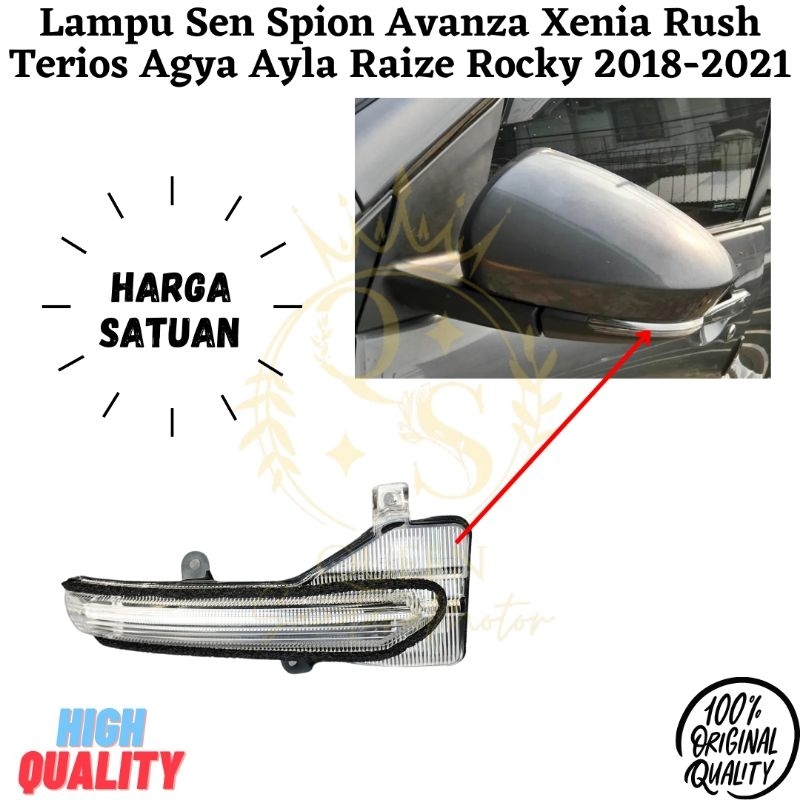 Jual Lampu Sen Spion Avanza Xenia Rush Terios Agya Ayla Raize Rocky 2018-2021 Original | Shopee ...