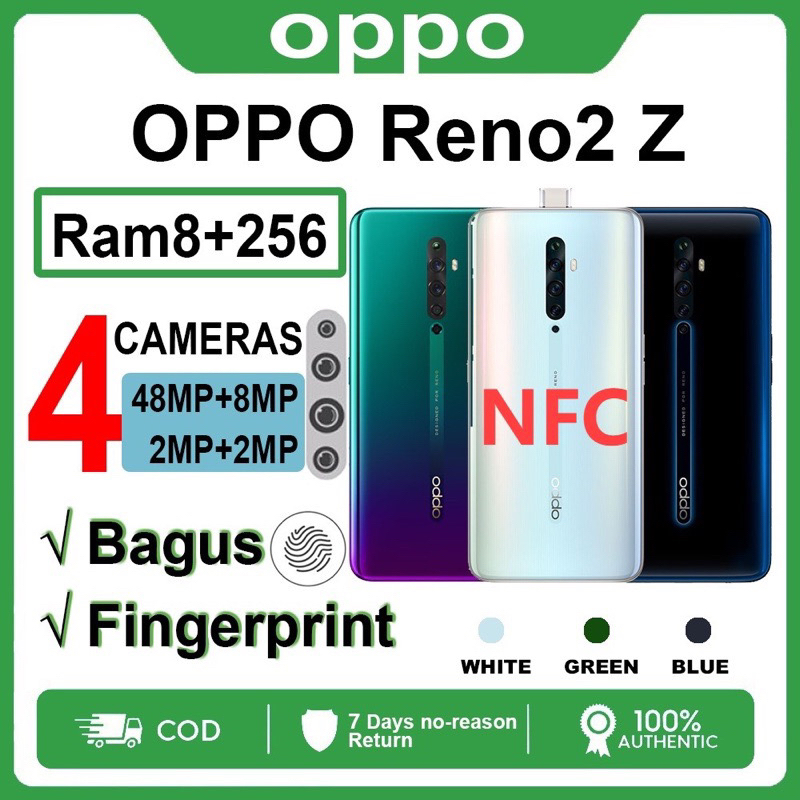 Jual OPPO Reno2 Z ram 8 256 gb 100% Original | Shopee Indonesia