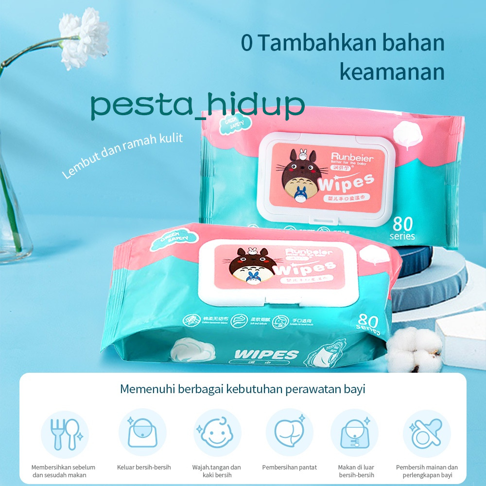 Jual Tisu Basah Bayi 80 Lembar Tisu Bayi | Shopee Indonesia