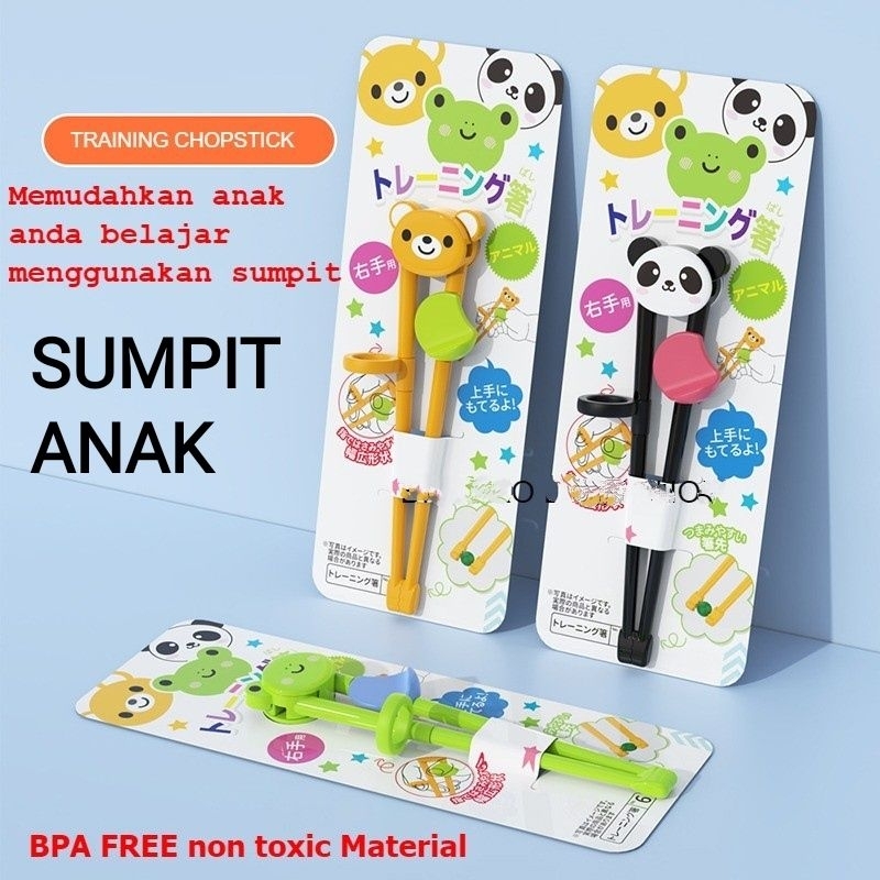 Jual Sumpit Anak Karakter Children Training Chopsticks Sumpit Belajar ...