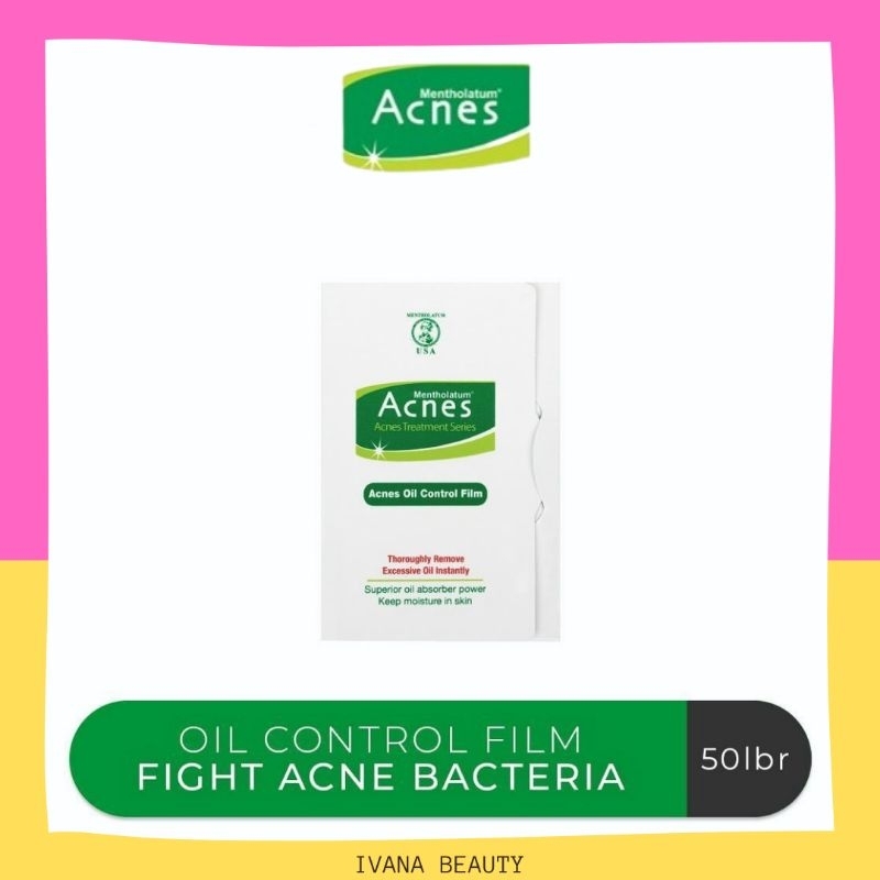 Jual Acnes Oil Control Film Isi 50Lembar | Kertas Minyak | Shopee Indonesia