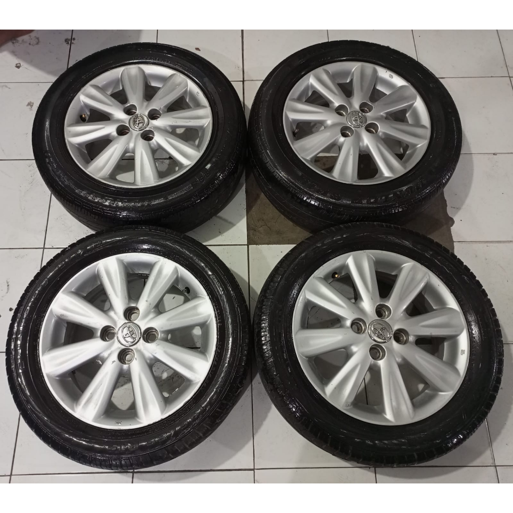 Jual VELG MOBIL SECOND STANDAR YARIS RING 15 PCD 4X100 (BAN BONUS) | Shopee Indonesia