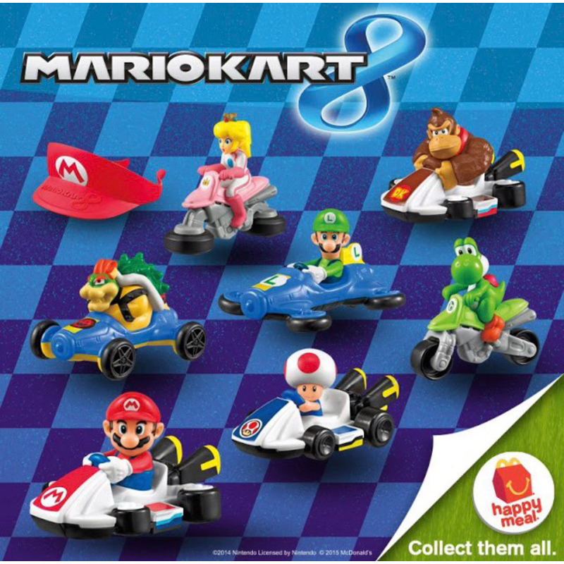 Jual (NEW SEGEL) HAPPY MEAL MARIO KART 8 MCD MCDONALDS BARU | Shopee ...