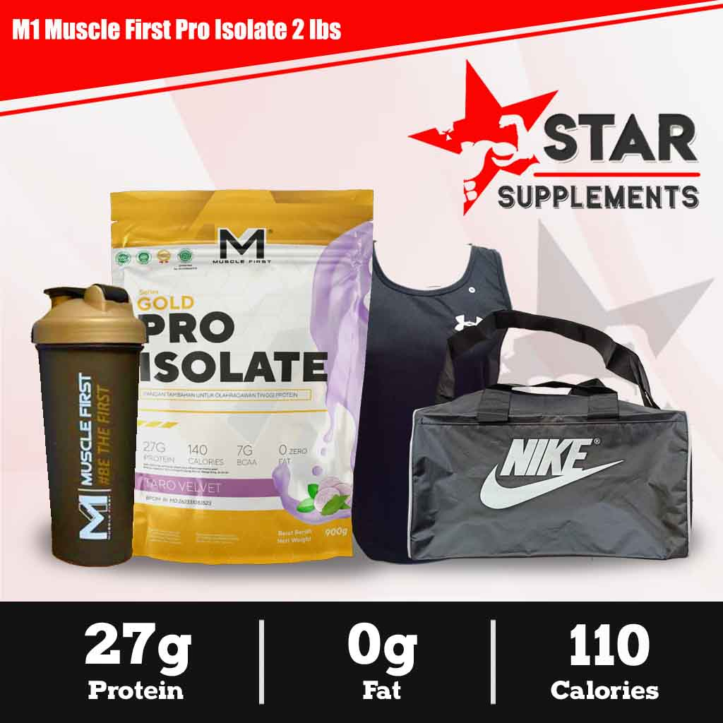 Jual M1 Muscle First Gold Pro Isolate 2 lbs (900gr) / Musclefirst Whey ...