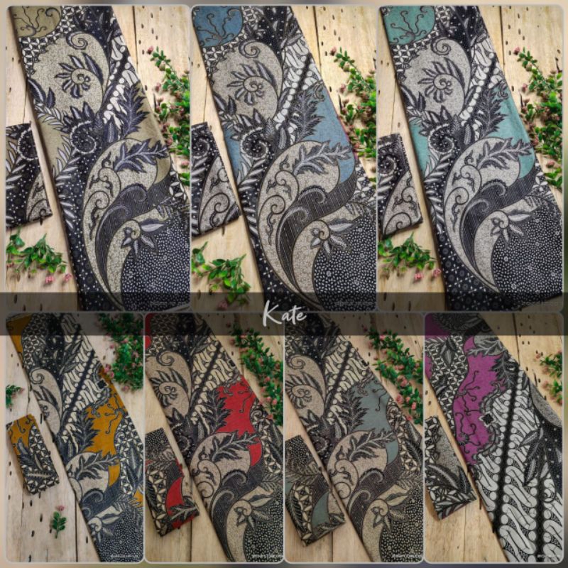 Jual Kain Batik Printing Modern Motif Kate Kain Meteran Bahan Baju Batik Pekalongan Seragam ...