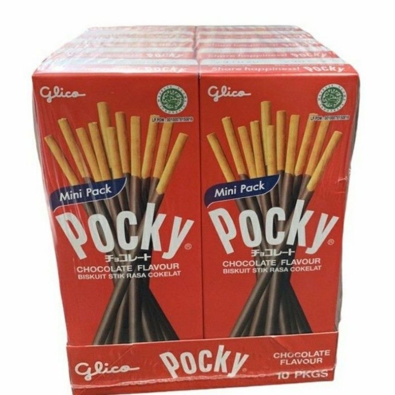 Jual Glico Pocky MINI PACK CHOCOLATE / COKELAT - (HARGA PER 10 BOX ...