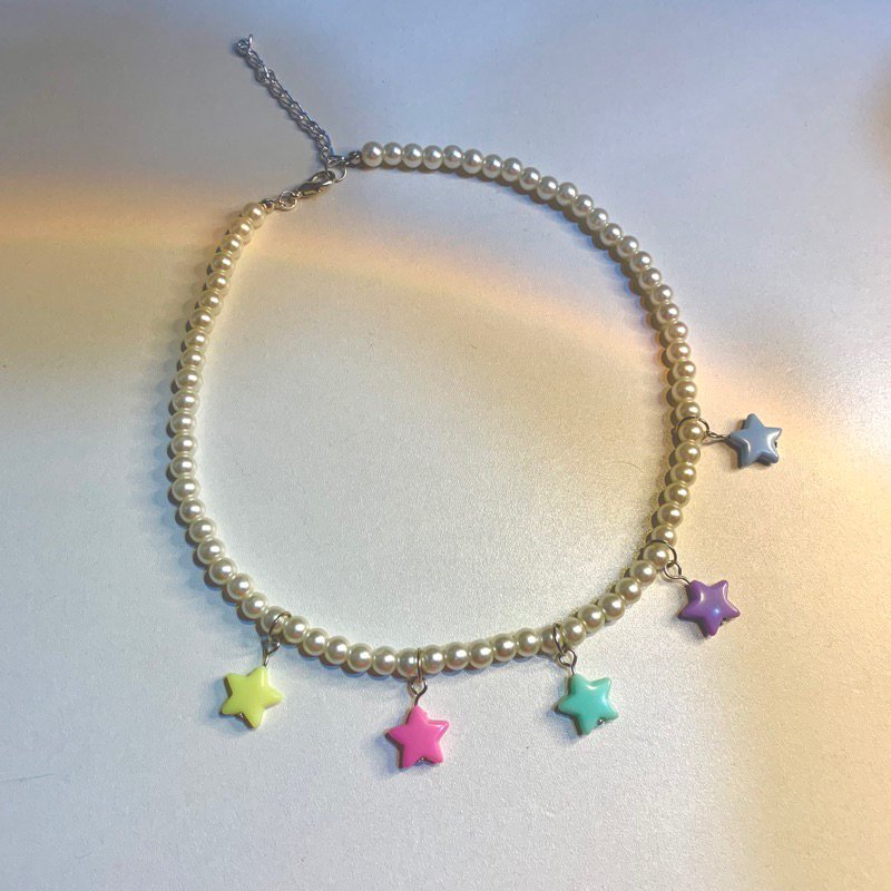 Jual Pearl Necklace Aesthetic Shopee Indonesia