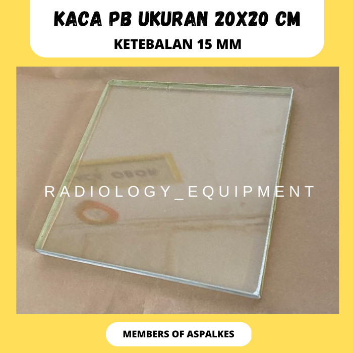 Jual KACA PB 20X20 CM TIMBAL XRAY RONTGEN RONGENT RONSEN RUMAH SAKIT ...