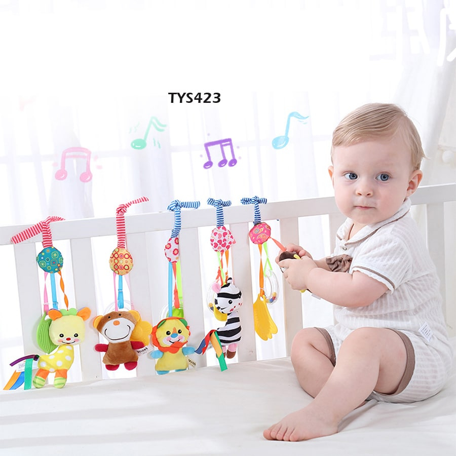 Jual Mainan Bayi Boneka Musik Gantung Gantungan Stroller + Teether Baby ...