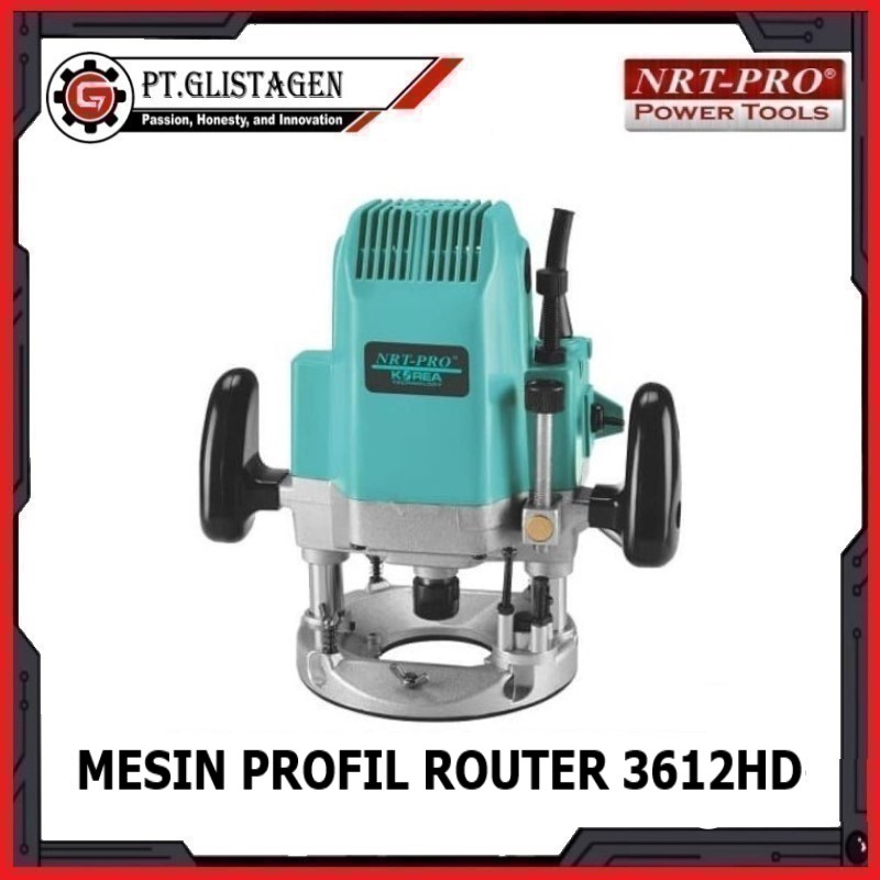 Jual Mesin Profil Besar Router Kayu 12mm Wood Trimmer NRT PRO 3612 HD ...
