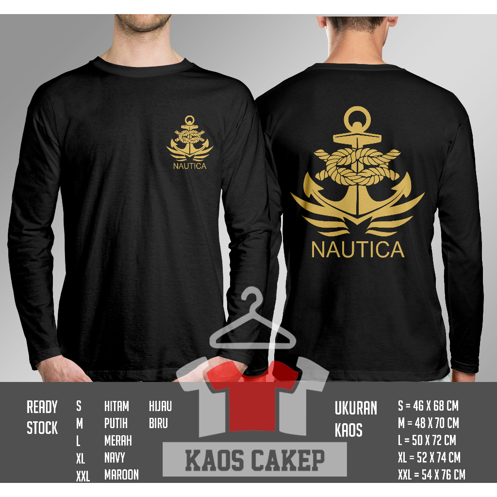 Jual Kaos Pelaut ABK Nautica 2 Marinir Anak Buah Kapal Pelayaran Lengan ...