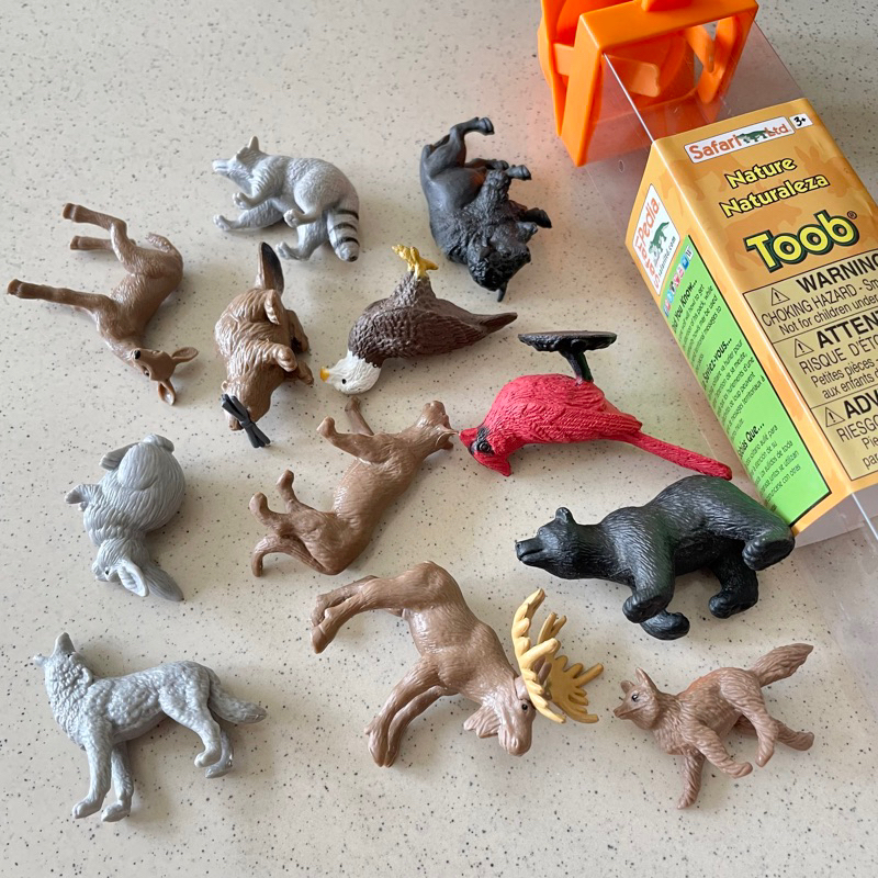 Jual safari ltd toob preloved like new rainforest nature land down ...