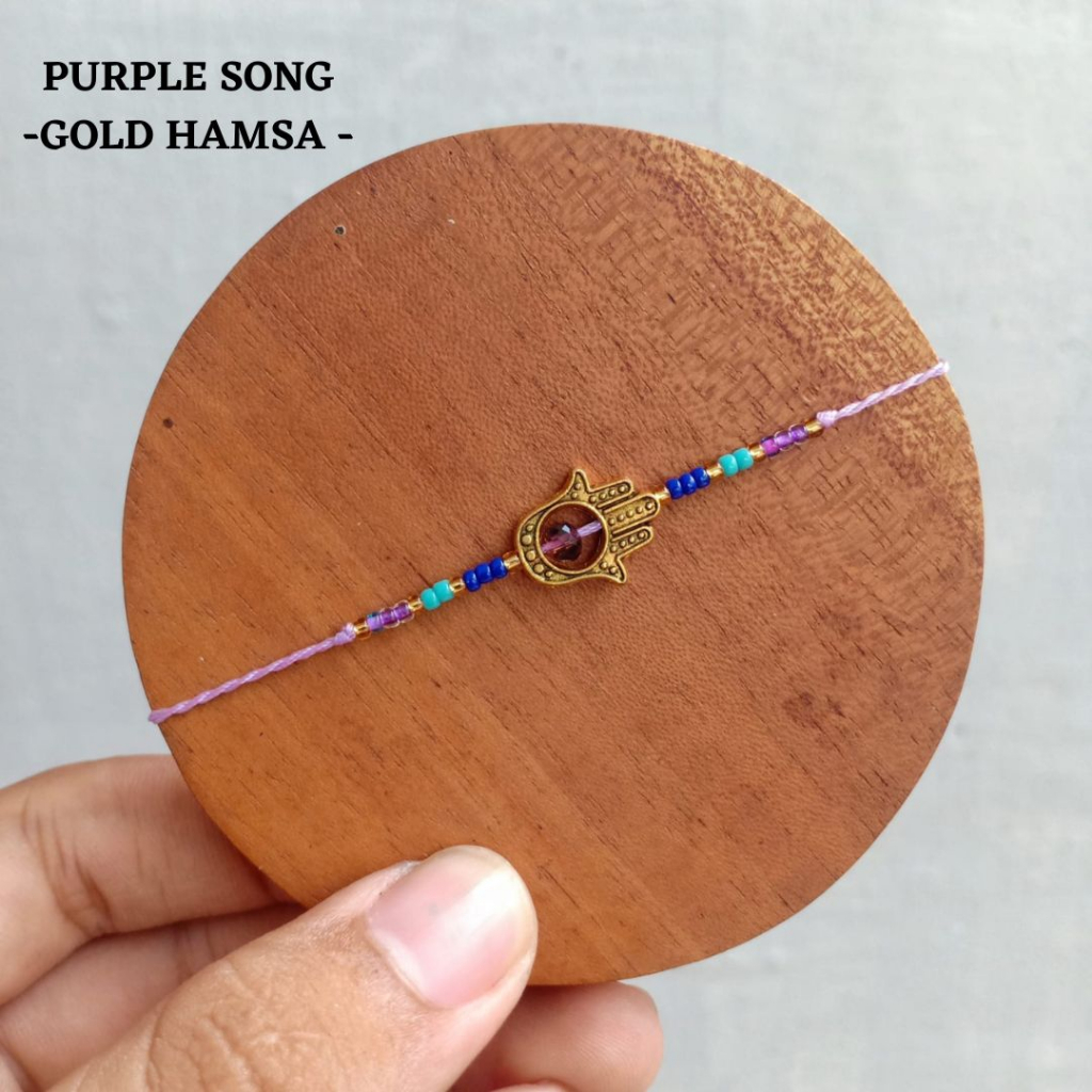 Jual [ ONESHOOT ] Gelang Bohemian Hamsa / Gelang Bohemian Tipis 0.5 mm ...