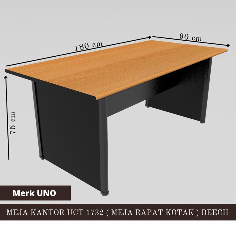 Jual Meja Rapat | Meja Meeting UNO Classic 180 cm | Shopee Indonesia