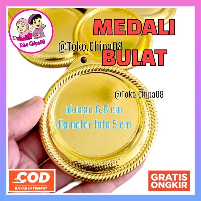 Jual MEDALI BULAT GOLD | Shopee Indonesia