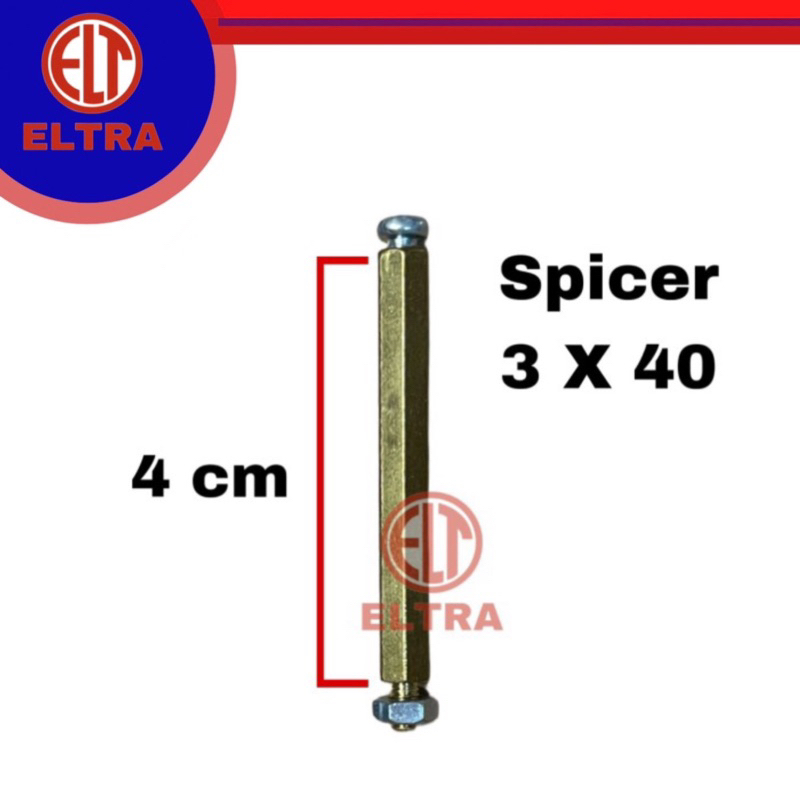Jual SPICER KAKI PCB SPACER BESI KUNINGAN M3 spacer semua ukuran mur baut lengkap murah ecer ...